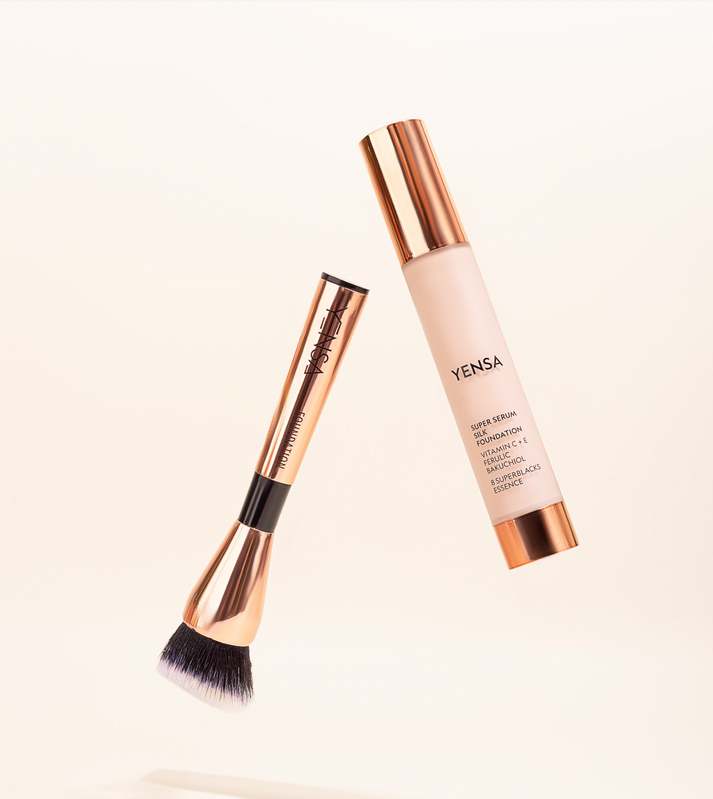 Super Serum Silk Foundation Bundle with Brush | YENSA